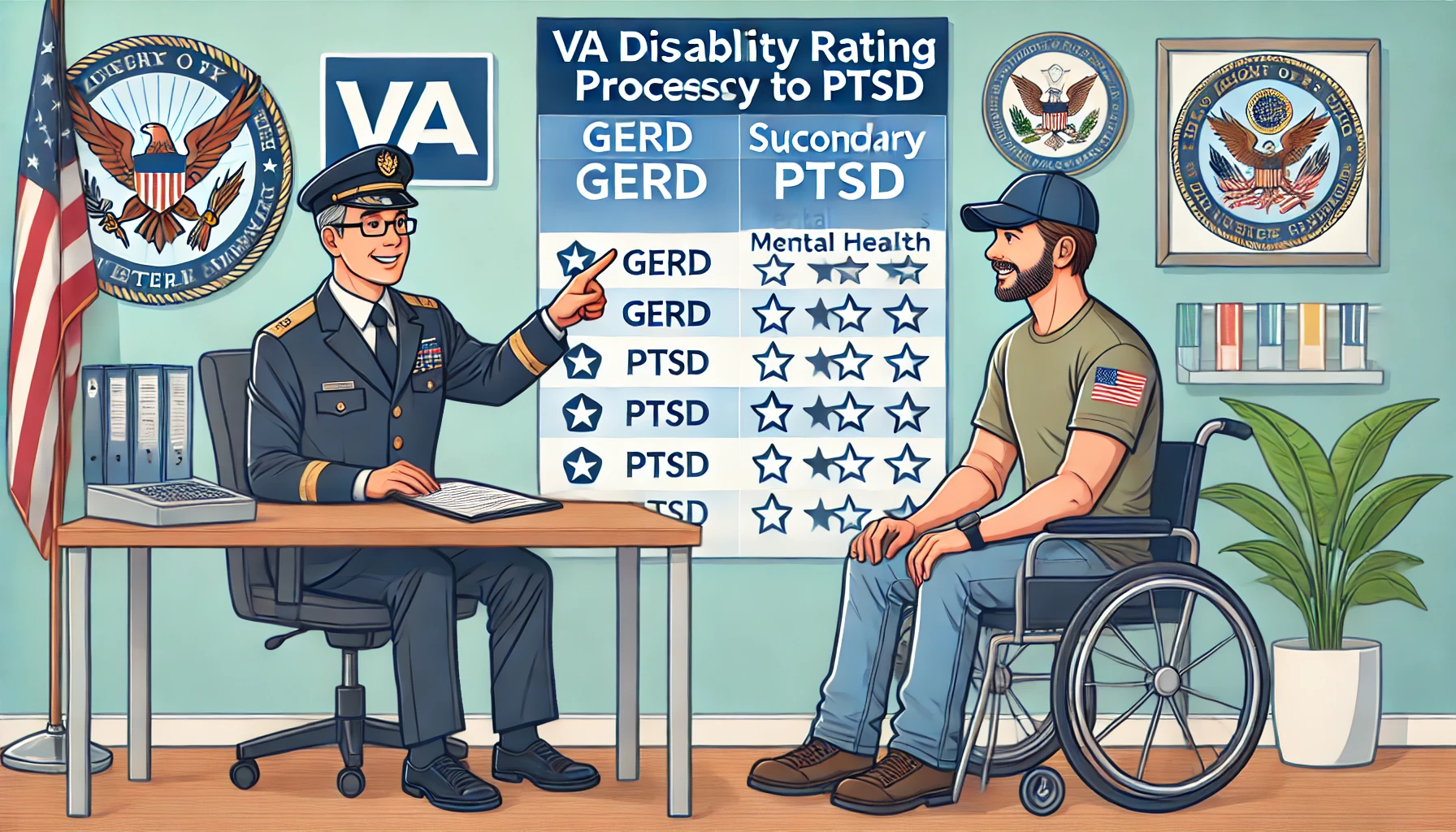 VA Rating for GERD Secondary to PTSD - VA Disability Claim Chat VA Rating for GERD Secondary to PTSD - VA Disability Claim Chat